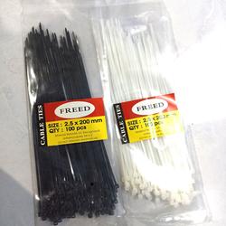 Jual Kabel Tis 20 25 cm Cable Ties 200 250 mm Pengikat Segel Nylon Plastik - 2.5 x 200mm, Putih ...