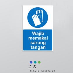 Jual STICKER K3 SAFETY SIGN WAJIB MENCUCI TANGAN - Kab. Malang - JS ...