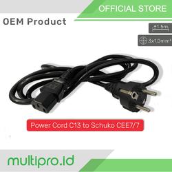Jual Kabel Power HPE Schuko CEE 7/7 to C13 1.8m 10A 250V JW118A ...