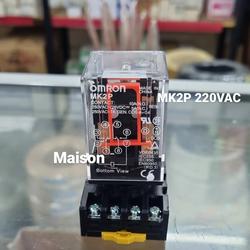 Jual Relay Omron Original MK2P - I input: 220V Ac (100℅ ORI) + socket ...