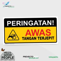 Jual Stiker Awas Bahaya Terjepit Safety Sign Sticker A4 - Kota Surabaya ...