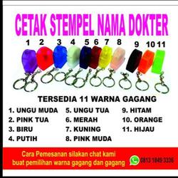 Promo Stempel Nama / Dokter / Nama PT / CV Shiny 722 (NEW SERIES ...