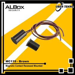 Jual Magnetic Door Contact Sensor Alarm Albox MC51 White - Jakarta ...