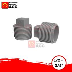 Jual Plug 1/2" inch Pvc Trilliun/Flug 1/2" in/Flu/Plu/Tutup Pipa Drat ...