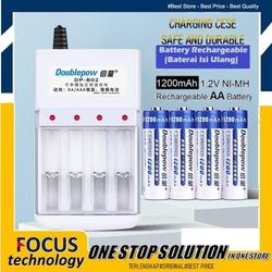 Jual Alat Cas Charger Baterai Battery Batrai 4 slot AA AAA Listrik DP ...