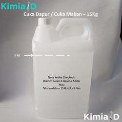 Jual Cuka Dapur 1 Kg Vinegar Cuka Makan Asam Cuka 98% Cuka Food Grade ...