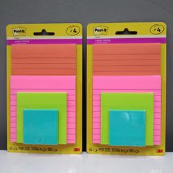 Promo 3M Post-it Super Sticky Notes Memo Sweets 654-SS SWT / 4 Pad 3x3 ...