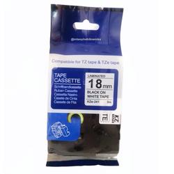 Jual Brother Label Tape TZE-241 18MM Black On White TZe241 TZe 241 ...