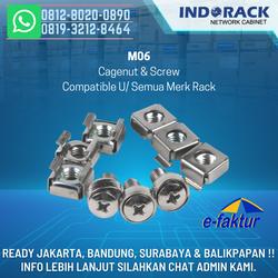 Jual CAGENUT AND SCREW M06 - MUR BAUT CLOSE RACK RAK SERVER INDORACK ...