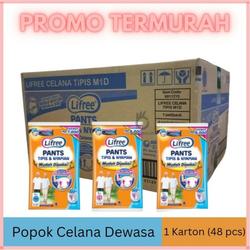 Jual Lifree Pants Popok Celana Dewasa Dus Isi 48 Sachet - Kemasan Renceng - M - Jakarta Timur ...