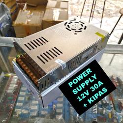 Promo Power Supply 12V 30A PSU 12V 30A Switching Power Supply Kipas 12V ...