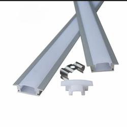Jual KAP ALUMINIUM LED STRIP COVER LAMPU LED STRIP ALUMINIUM 1 METER ...