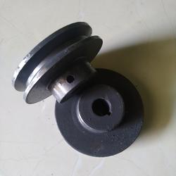Jual Pulley pully A2 - 4 inch as 20 22 24 25 28 30 32 35 38 mm besi cor ...