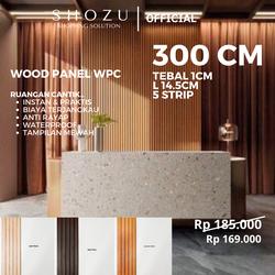 Jual WOOD PANEL 3D WPC Wallpanel PVC Kayu Partisi Panel Dinding 1.5M ...