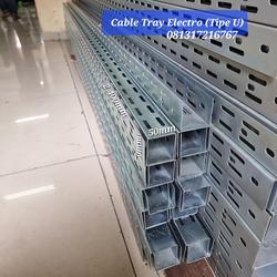 Jual KABEL TRAY 50x50 mm / 5x5 cm / TYPE U / ELECTRO GALVANIZED ...