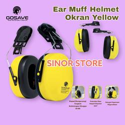 Jual Ear Muff Cantel Helmet OKRAN Earmuff Safety 28db Kuning Gosave 28 ...