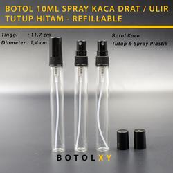 Jual Botol Spray kaca 10ml Vial Decant Stik Pen Parfum Refill Kualitas ...