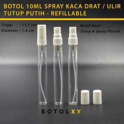Jual Botol Spray kaca 10ml Vial Decant Stik Pen Parfum Refill Kualitas ...
