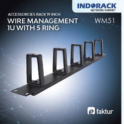 Jual INDORACK 19" Wire Management Panel 1U Wiring Management :WM01 ...