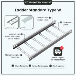 Jual Jalur Kabel Tray Ladder Standard Type W Electro Galvanis 100 ...