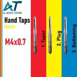 Jual Hand Tap M4 X 0.7 TRIANGLE Carbon Steel Metric Set - Jakarta Pusat ...