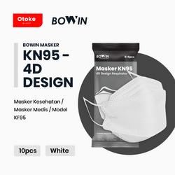 Promo Bowin Masker KN95 4D Design 95% BFE PFE (Masker Kesehatan Model ...
