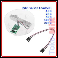 Jual Sensor Loadcell berat 100 kg & HX711 Arduino uno Load Cell YZC131 ...