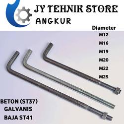 Jual Angkur Baja ST41 ukuran M16 x 30 x 10 - Jakarta Barat ...