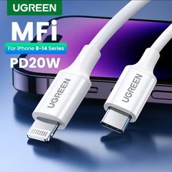 Jual UGREEN Kabel Data iPhone MFi USB Lightning Dan USB Type C To Lightning - USB-A 60161 1M ...