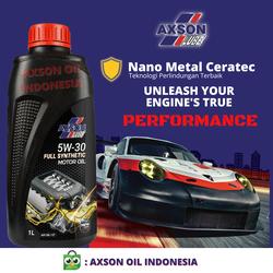 Promo AXSON FULL SYNTHETIC OIL 5W-30 OLI MESIN MOBIL BENSIN 5W30 API SN ...