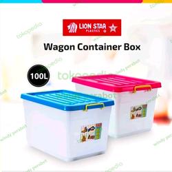 Jual BOX KONTAINER PLASTIK BENING WAGON LION STAR 100 LITER - Jakarta ...