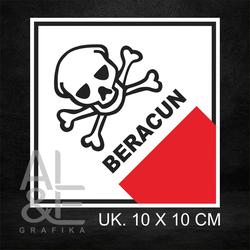 Promo stiker label simbol limbah B3 - Beracun, 10 x 10 - Jakarta Timur ...