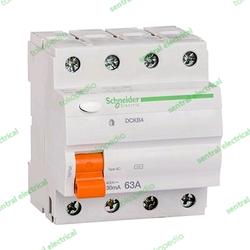 Jual ELCB RCCB Schneider 4P 25A, 40A, 63A 4 pole Domae Schneider 30mA ...