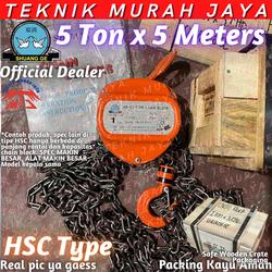 Jual SHUANG GE HSC 1Ton x 3Meter Chain Block Hoist Takel Katrol Rantai ...