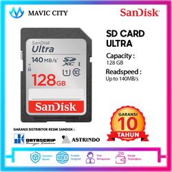 Jual Sandisk SD CARD 128GB 140Mb/s SDCARD Memory Camera 128 GB Original ...