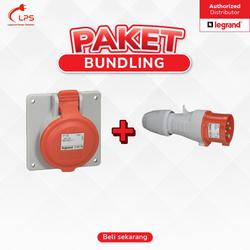 Promo Legrand Plug dan Socket Panel Mounting P17 16A 3 pin IP44 Biru ...