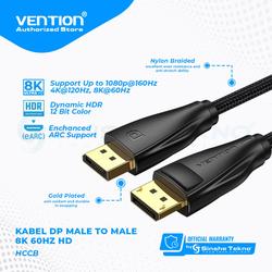 Jual Vention Kabel DP Display Port male To Male 8K 4K UHD HDR 240 144hz ...