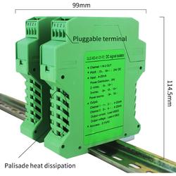 Jual Signal Isolator Converter input 4-20mA Output 4-20mA Din Rail 24V DC - Jakarta Barat - Net ...