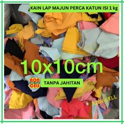 Jual KAIN LAP MAJUN PERCA KATUN ISI 1 kg tanpa jahit LAP KOMPON ...