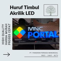 Jual Huruf timbul Akrilik Acrylic LED Outdoor Signage Acrylic ...