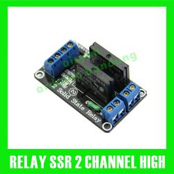 Promo SSR Solid State Relay Module 1 Channel 5V DC High Level Trigger ...