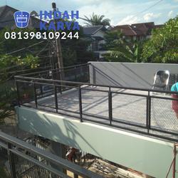 Jual Pagar railing tangga atau balkon industrial plat expanded ...