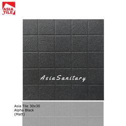 Jual Keramik Lantai Asia Tile Alpha Series 30X30 kw1 - Black - Kota ...