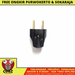 Jual MATSUI Steker Jek Colokan Kabel Listrik Cowok Male Gepeng Hitam ...