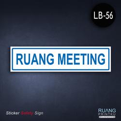 Jual STIKER LABEL RAMBU RUANG GENSET - Jakarta Barat - Ruang Printku ...
