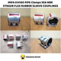 Jual IMPA 614165 PIPE Clamps 150A NBR STRAUB FLEX RUBBER SLEEVE ...