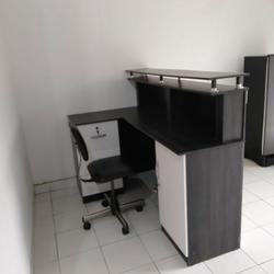 Jual MEJA RESEPSIONIS LOBBY KANTOR KASIR RESTORAN COUNTER MALL - CUSTOM ...