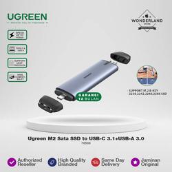 Promo UGREEN SSD Casing Enclosure M.2 NVMe SATA To USB 3.1 / USB C ...