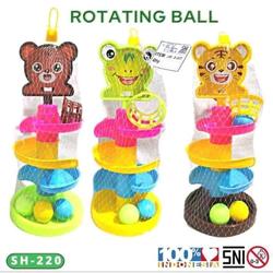 Promo Mainan Edukasi Anak Bayi Puzzle Rolling Ball Rotating Seluncuran ...