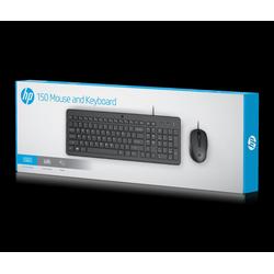 Jual HP 150 Wired Keyboard and Mouse Combo with Instant USB Plug ...